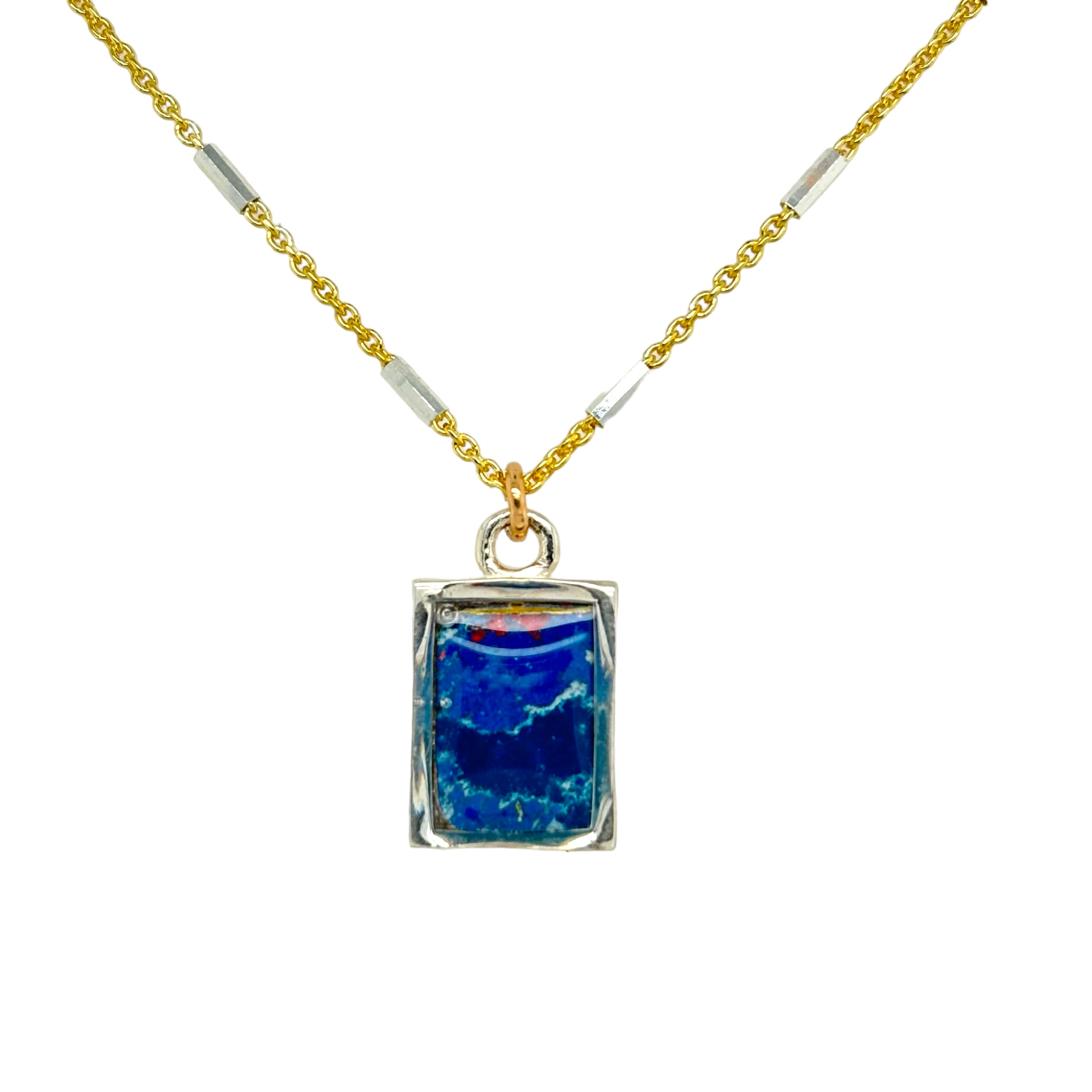 Morgan Necklace | Mixed Metal, gold and silver, University of Michigan ...