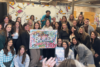 Team Building Experience using DIY Mural Making – Rebel Nell